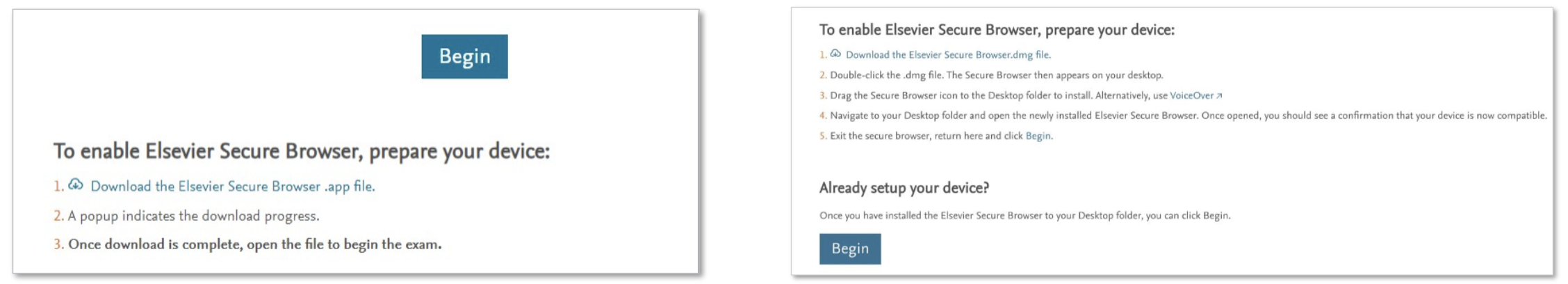 Elsevier Secure Browser Faculty Guide: Student Testing on Mac or ...